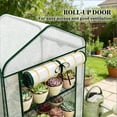3-Tier Portable Mini Greenhouse with Mesh Roof, White - Walmart.com