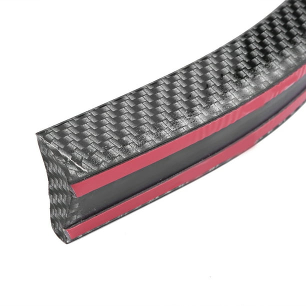 Spoiler Rear Wing Lip, 1.6m/5.2ft Carbon Fiber Soft Rubber Car Rear ...
