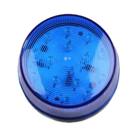 Peggybuy 12V LED Security Alarm Signal Lamp Warning Siren with Blue ...