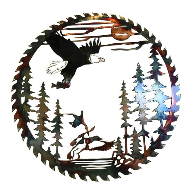 asddcavvf Atmosphere Retro Wall Decoration Wall Metal Art Home ...