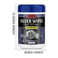 Homekingdee Silver Cleaning Wipes - Oxidation and Tarnish Removal ...