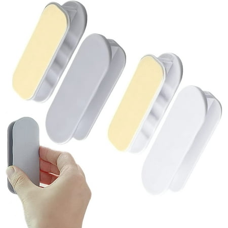 Lepai Plastic Self-Adhesive Handles, 4 Pieces to Attach to Furniture ...