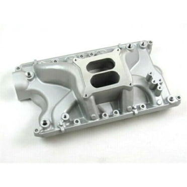 Edelbrock 3706 Performer Series Intake Manifold; Satin Finish; Idle ...