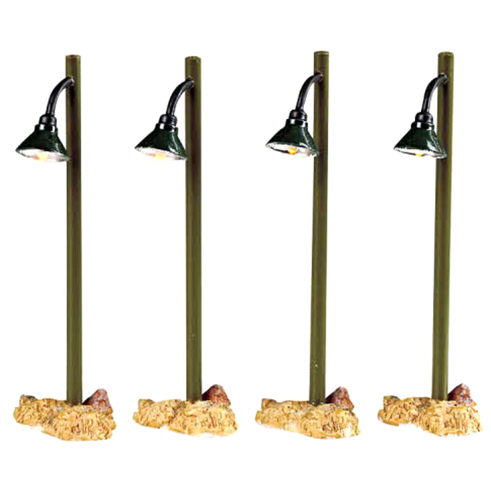 Lemax 54362 RUSTIC STREET LAMP 4 Lights Lighted Accessories Village ...