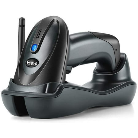 Bmatwk 1D Wireless Barcode Scanner with USB Cradle Charging Base ...