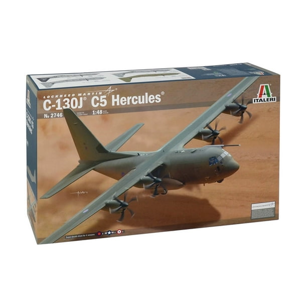 Italeri 2746 Lockheed-Martin C-130J C5 Hercules 1/48 Scale Plastic ...
