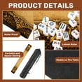 Mahjong Mat 31.5" x 31.5" Ornate Steampunk Frame Lion Heads Gears ...