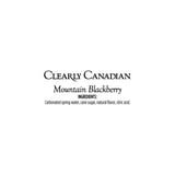 Clearly Canadian Carbonated Natural Beverage, Mountain Blackberry Flavored Sparkling Water, 11 ...