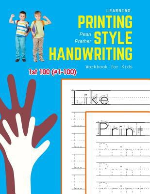 Pre-Owned Learning Printing Style Handwriting Workbook for Kids ...