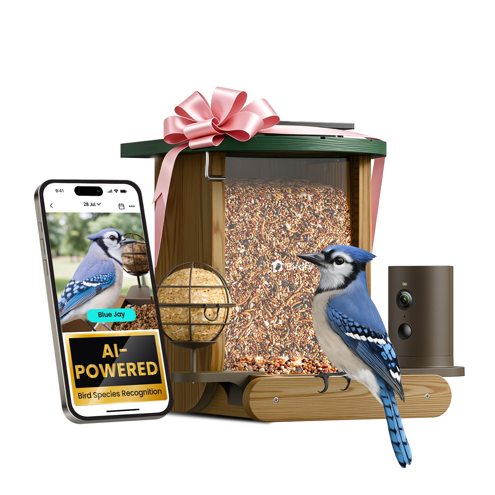 Click here for Birdfy Feeder Cedar D - Smart Bird Feeder With Cam... prices