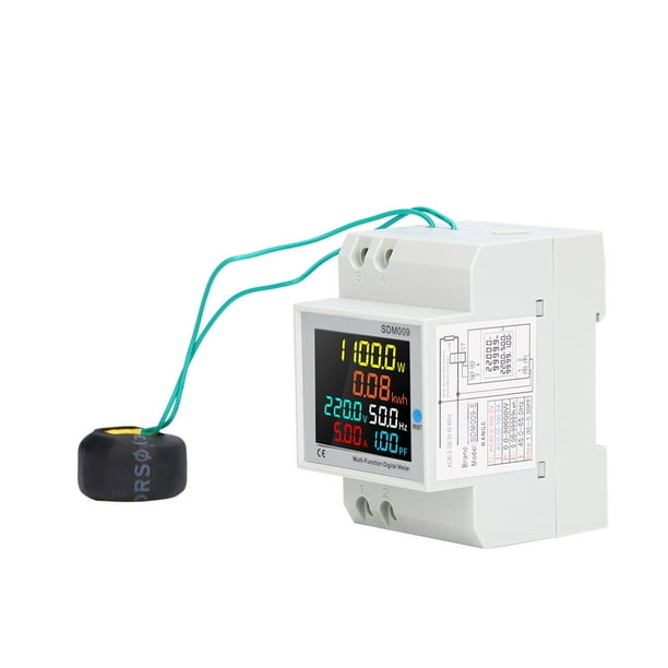 Power Monitor,Power Factor Monitor Single Electric Energy Monitor Power ...