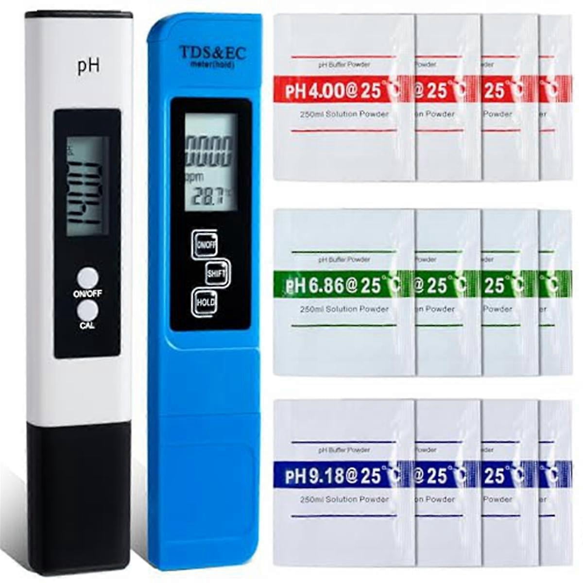 Digital PH and TDS Meter Combo, TDS EC Temperature Meter, PPM Water ...
