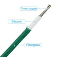 Uxcell 32.8Ft 18AWG High Temperature Electrical Flexible Silicone Cable ...