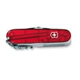 Victorinox SwissChamp 33 Function Transparent Red Pocket Knife ...