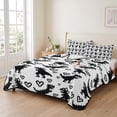 Abstract Dinosaurs Love Hearts 3 Pieces Quilt Set,1 Quilt with 2 Shams ...