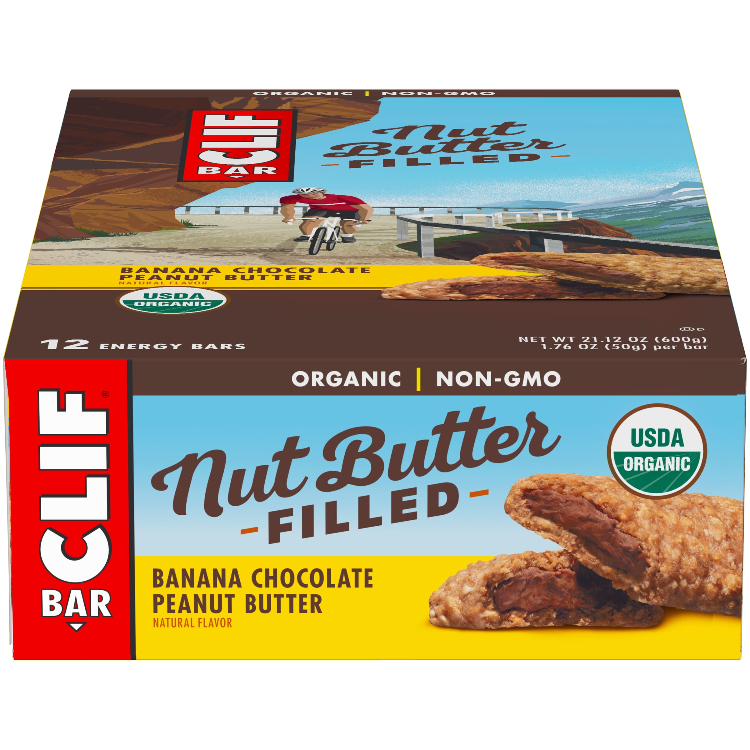 CLIF Bar® Nut Butter Filled Banana Chocolate Peanut Butter Energy Bar ...