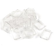 5 Pcs Clear Silicone Waterproof Rocker Switch Protect Cover Round Caps ...