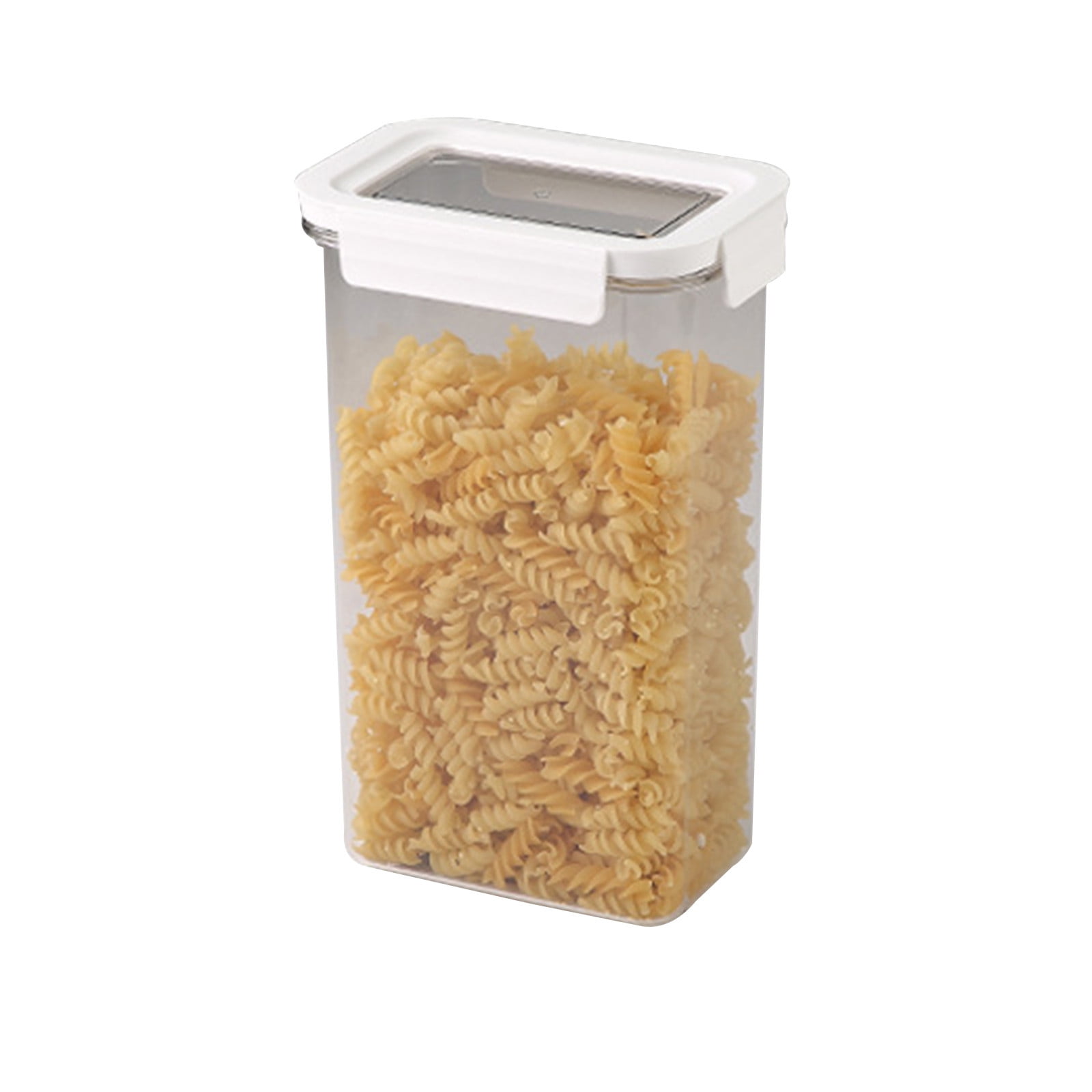 JeashCHAT Airtight Cereal Storage Container, Clear 2.3L Airtight ...
