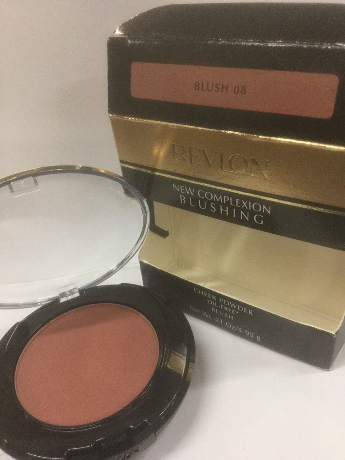 Revlon New Complexion Blushing Cheek Powder Oil-free (BLUSH #08) Full ...