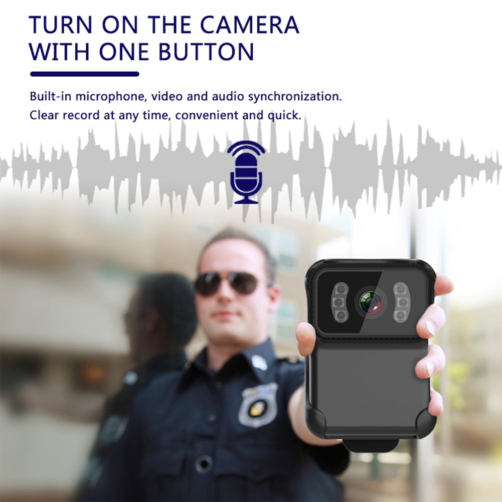 Cámara Corporal Cámara Corporal 2MP HD DV Body Camera Impermeable WiFi ...