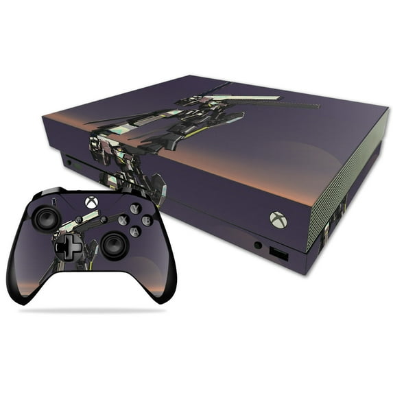 Skin Decal Wrap Compatible With Microsoft Xbox One X Teal Steel ...