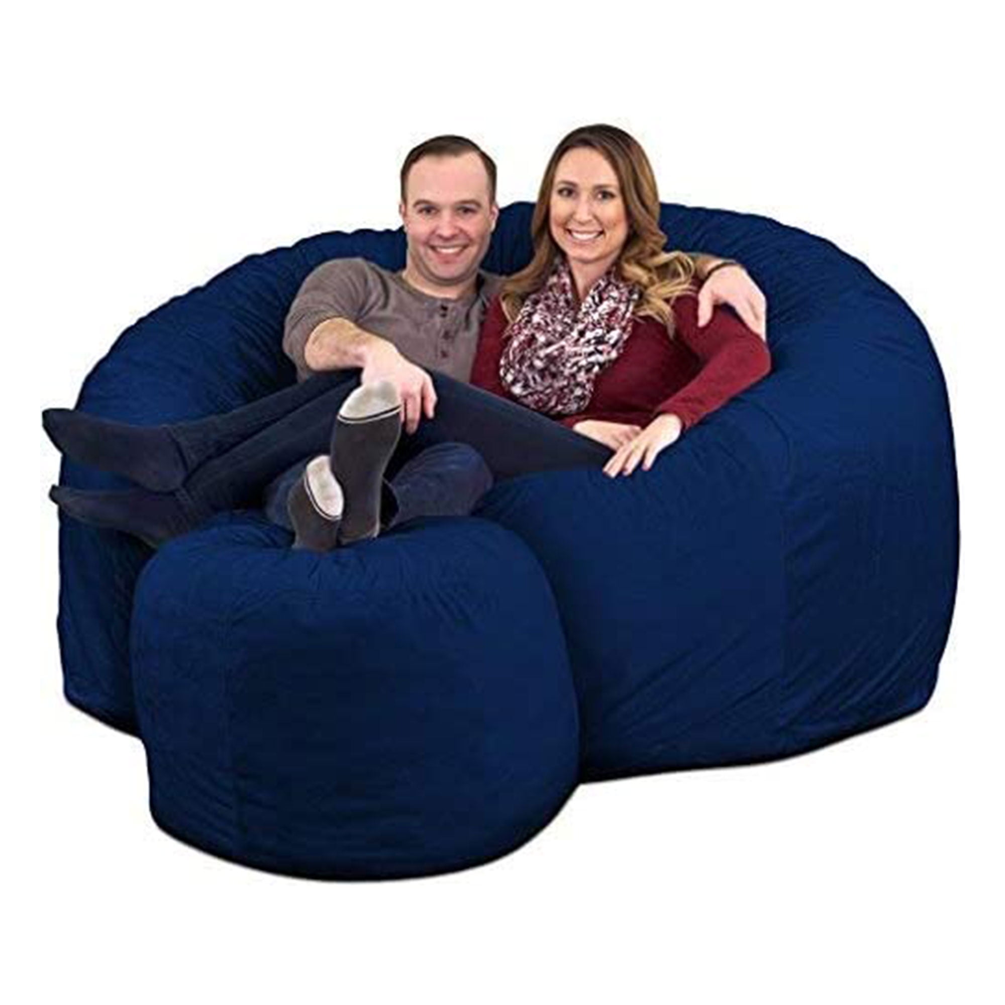 Click here for Ultimate Sack 6000 6-Foot Bean Bag Chair With Foot... prices