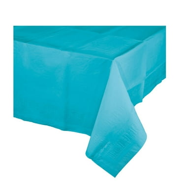 Turquoise Blue Plastic Banquet Roll, 100ft x 40in - Walmart.com