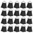 50Sets Portable Trampoline Rings Triangle Buckles Secure Stable Black ...