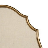 Kate and Laurel Leanna Decorative Scalloped Metal Pinboard, 24 x 36 ...
