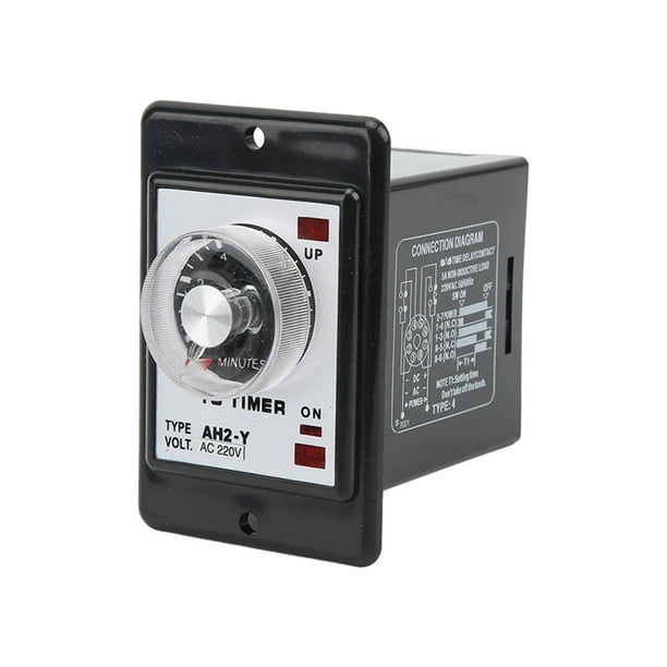 Controlador de tiempo, AH2‑Y Relé de tiempo 10M Relé de tiempo Retardo ...
