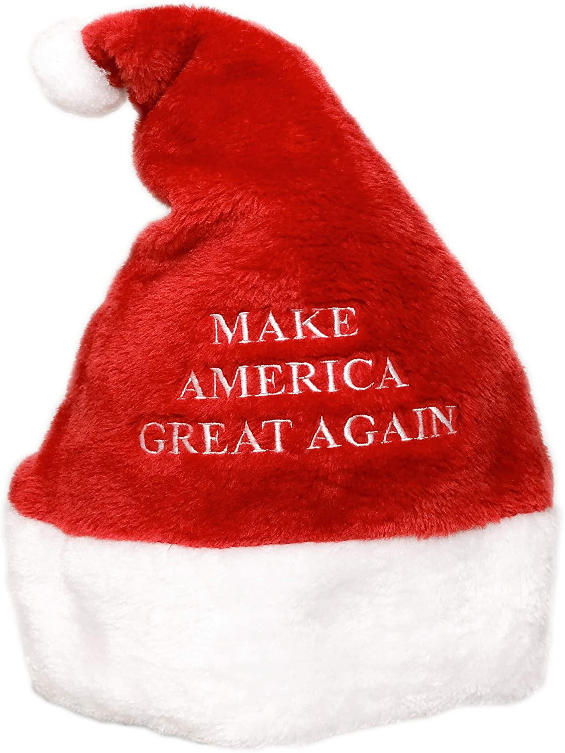 Super Plush 'Make America Great Again' MAGA Embroidered Christmas Santa ...