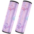 2 Car Seat Belt Covers S Size 6.5*6.5 Inches Car Seat Belt Shoulder Pad ...