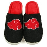 Naruto Akatsuki Chenille Red Cloud Glitter Accent Design Non-Slip ...