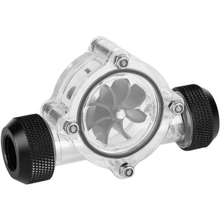 G1/4" Water Flow Meter Female To Female Transparent Measuring Indicator ...