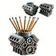 V8 Engine Model Pen Holder Organizer, Realistic Mini Internal ...