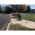Sunburst Systems Large Yellow and Red Plastic 2-Sided Garage Sale Sign ...