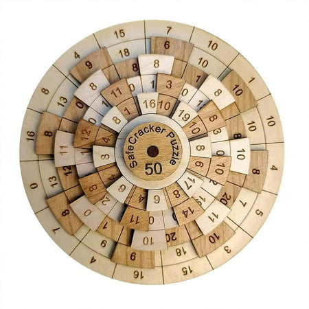 Wood Math Puzzle Crack The Code and Solve This Classical Puzzle Toys ...