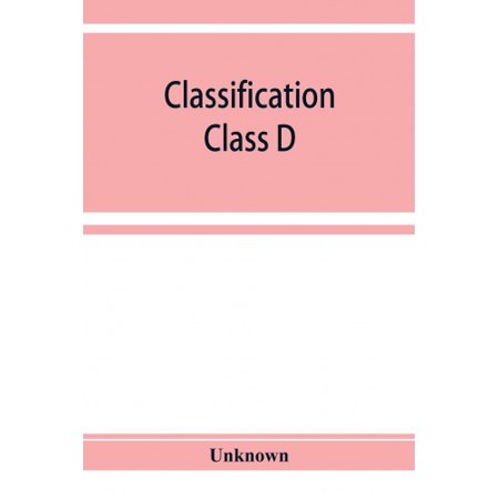 Classification. Class D: Universal and old world history | Walmart Canada