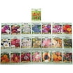 Deluxe Set of 25 Flower Seed Packets - 10 High Germination, Non-GMO ...