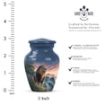 VALERASH Lion Small Urn for Human Ashes - Blue Keepsake Urns for Human ...