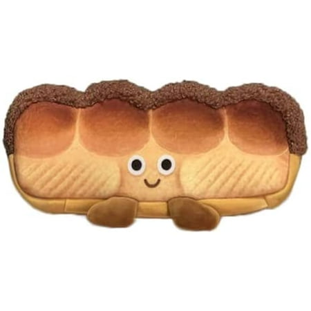 Toast Bread Plush Toys Pencil Cases Funny Food Cute Plush Pen Marker ...
