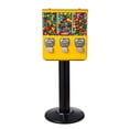 Commercial Vending Machine,Triple Compartment Candy Dispenser with Iron ...