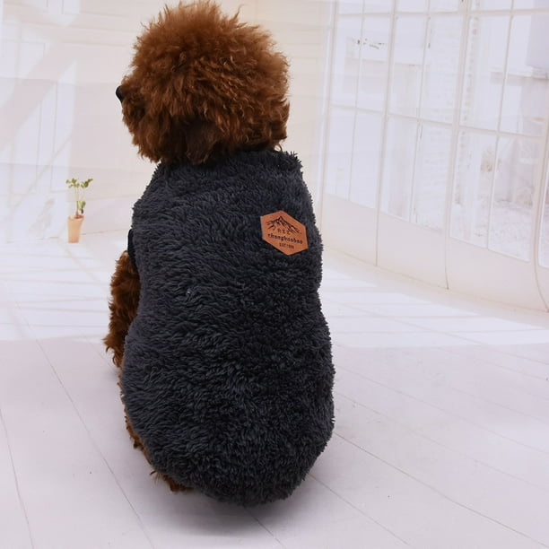 TIMIFIS Dog Clothes Pet clothes dog cat clothes plus plush pet clothes ...