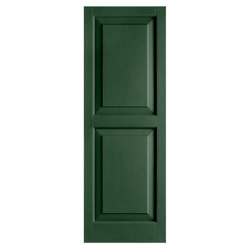 Alpha Shutters Exterior 15'' x 31'' Raised Panel Shutter (Set of 2 ...