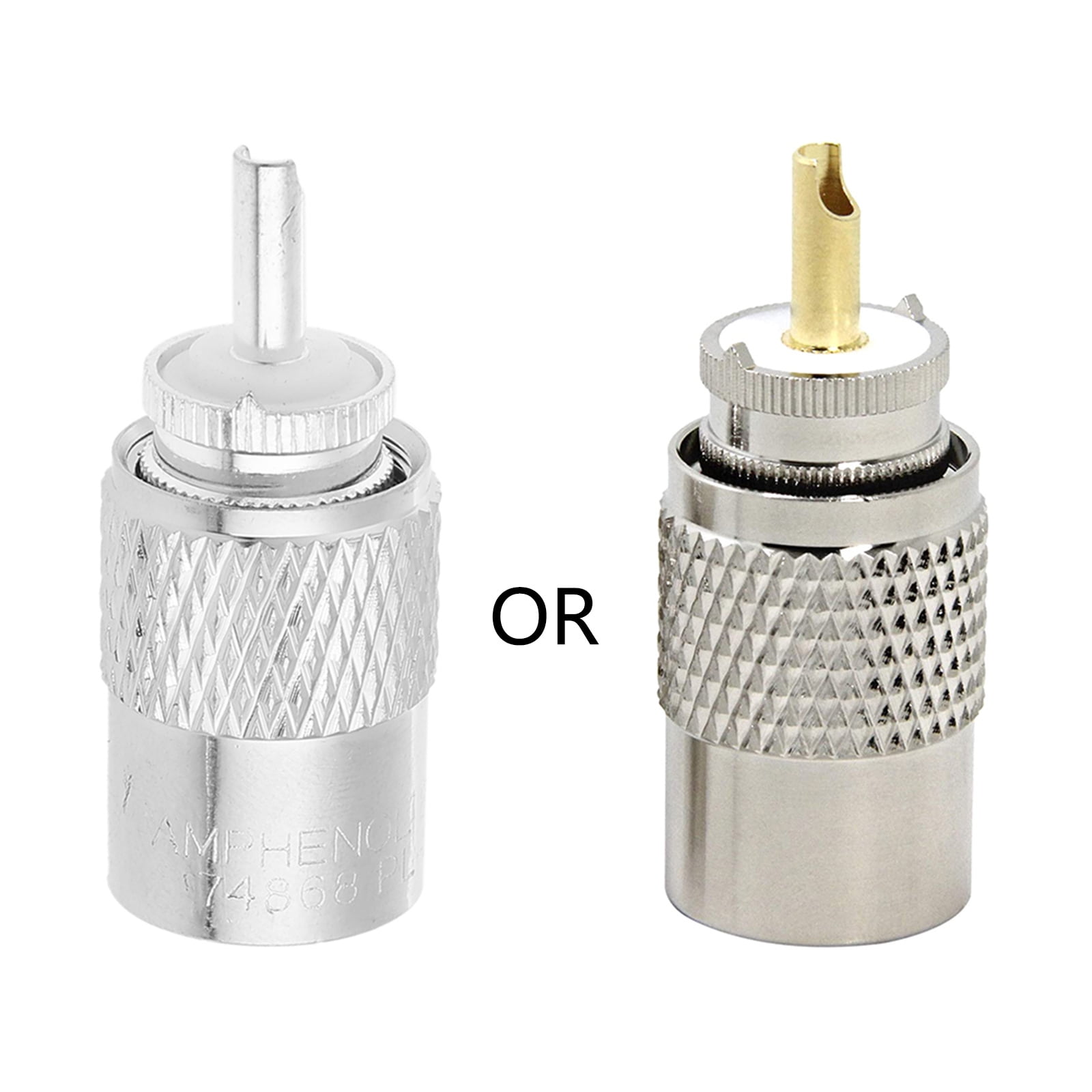 Whigetiy UHF PL259 Solder On Male Plug Connector CB Radio RG8X RG59 RG8 ...