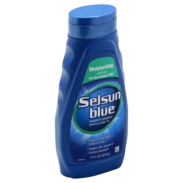 Selsun Blue Moisturizing with Aloe Dandruff Shampoo, 11 oz - Walmart ...