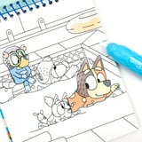 Bluey Mess-Free Coloring Aqua Art Pad, 8 Pages, Preschool Supplies Toy ...