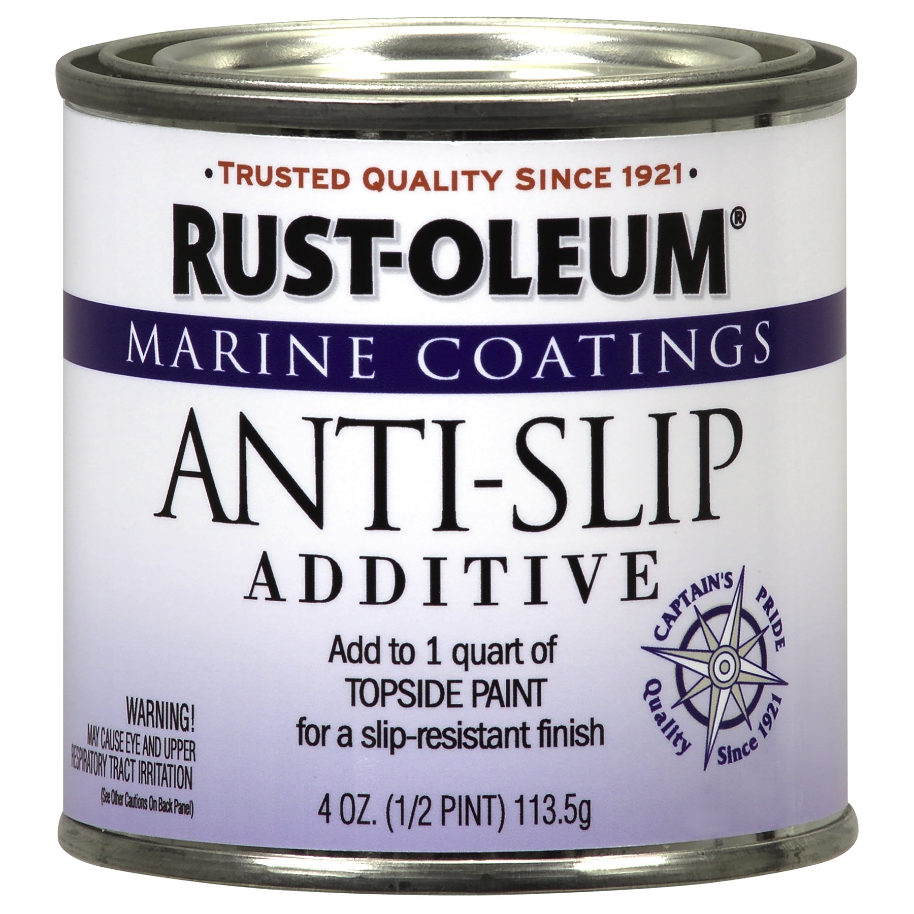 White, Rust-Oleum Marine Coatings Anti-Slip Additive, 1/2 Pint ...