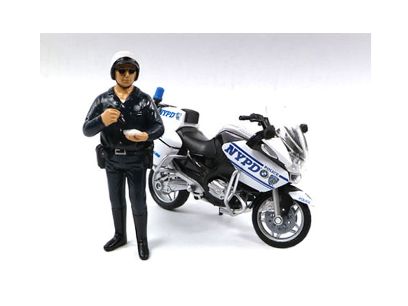 Police Officer Figure (Standing No Bike) For 1:18 Scale Diecast Models ...