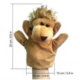 Green Dinosaur Plush Hand Puppet Plush Stuffed Animals for Storytime ...